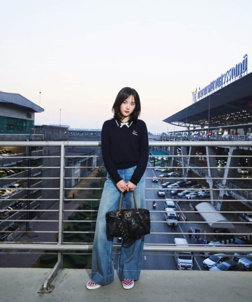 Freen Sarocha’s Airport Look Sets the Tone for Valentino Couture 2026