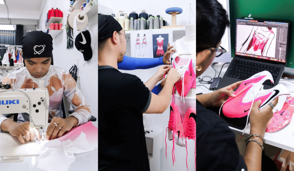 Lalisa “Lisa” Manobal Sports Upcycled Nike Cleats Dress Created by Thai ...
